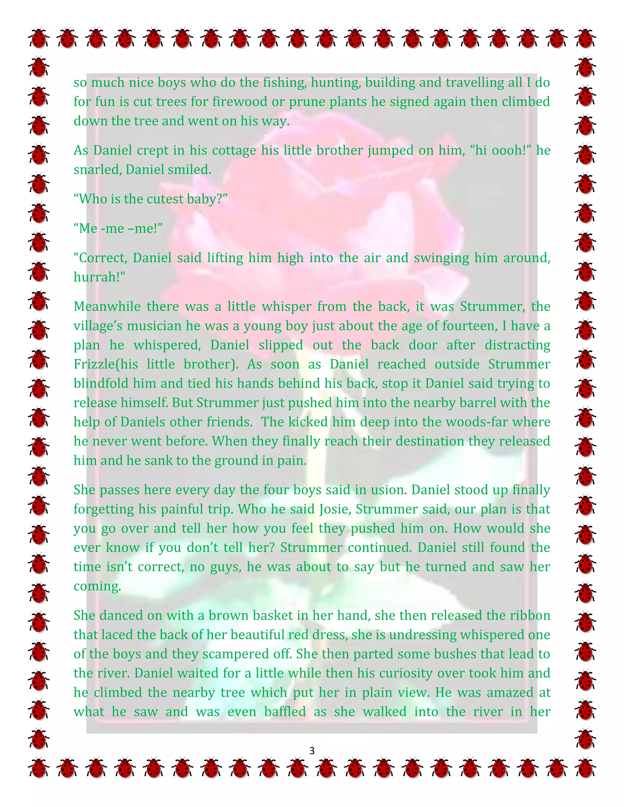 The reddest rose in the garden | DOCX