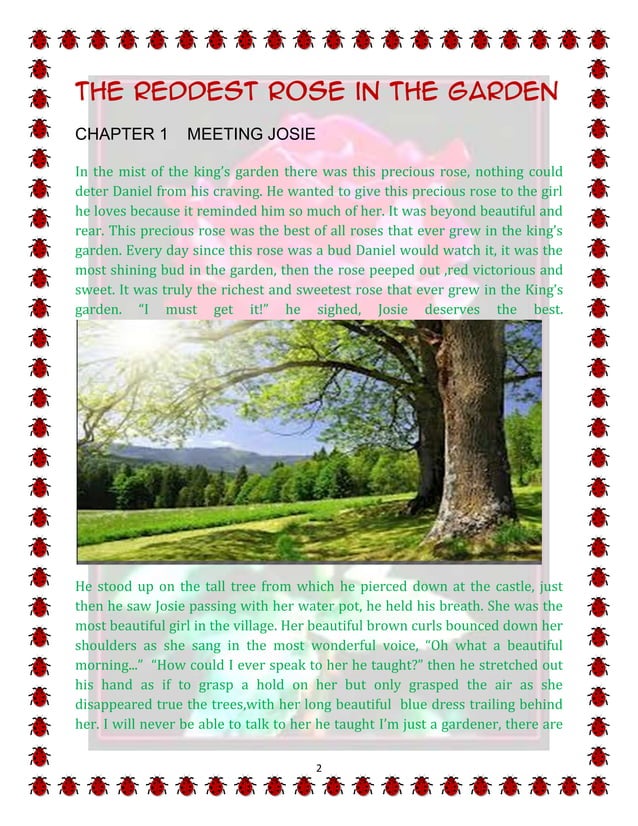 The reddest rose in the garden | DOCX