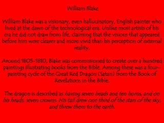 The Red Dragon Series by William Blake (nx power lite) | PPSX