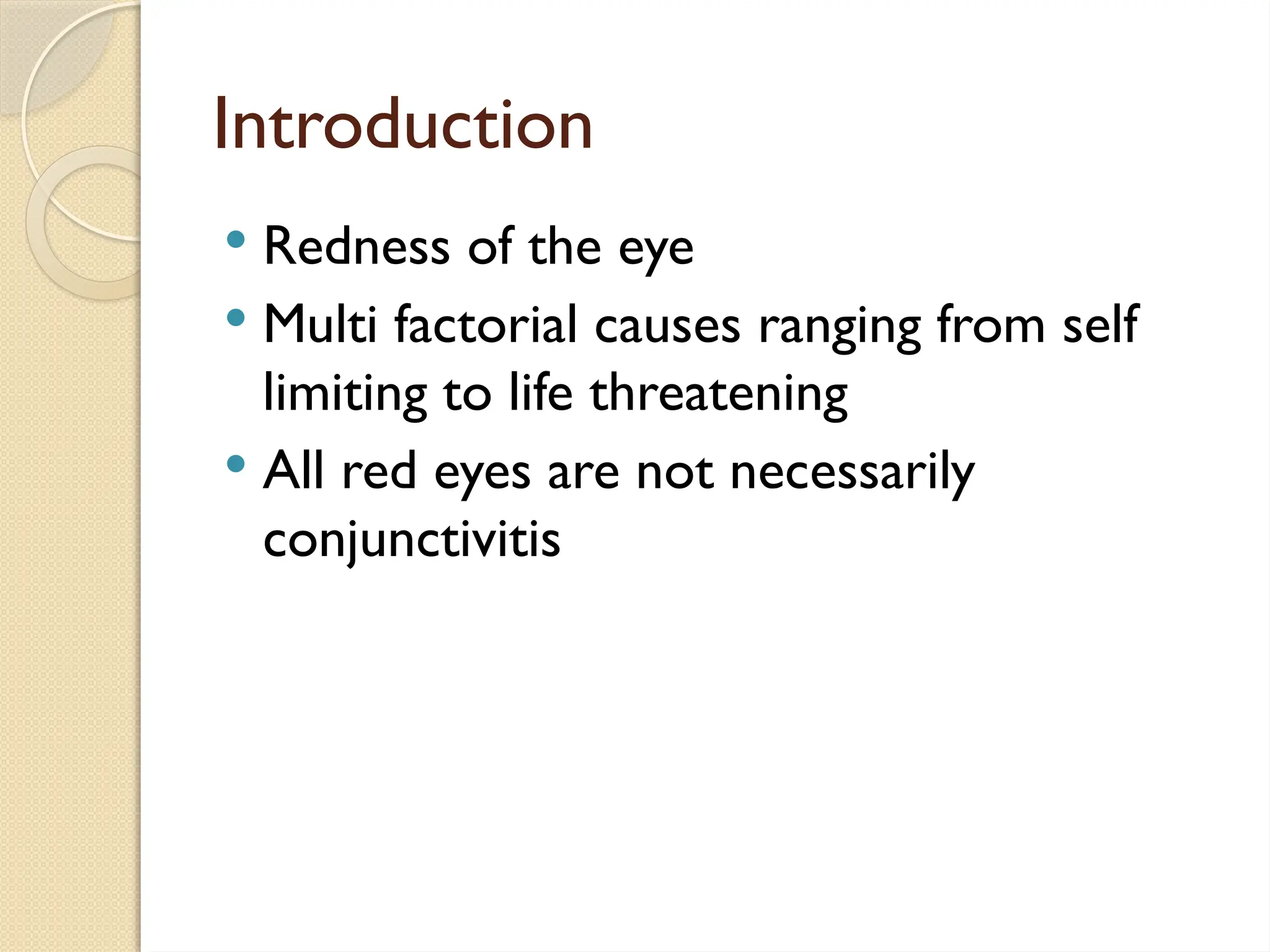 The Red Eye conjuctival diseases of the eyepptx | PPT
