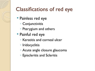 The Red Eye conjuctival diseases of the eyepptx | PPT