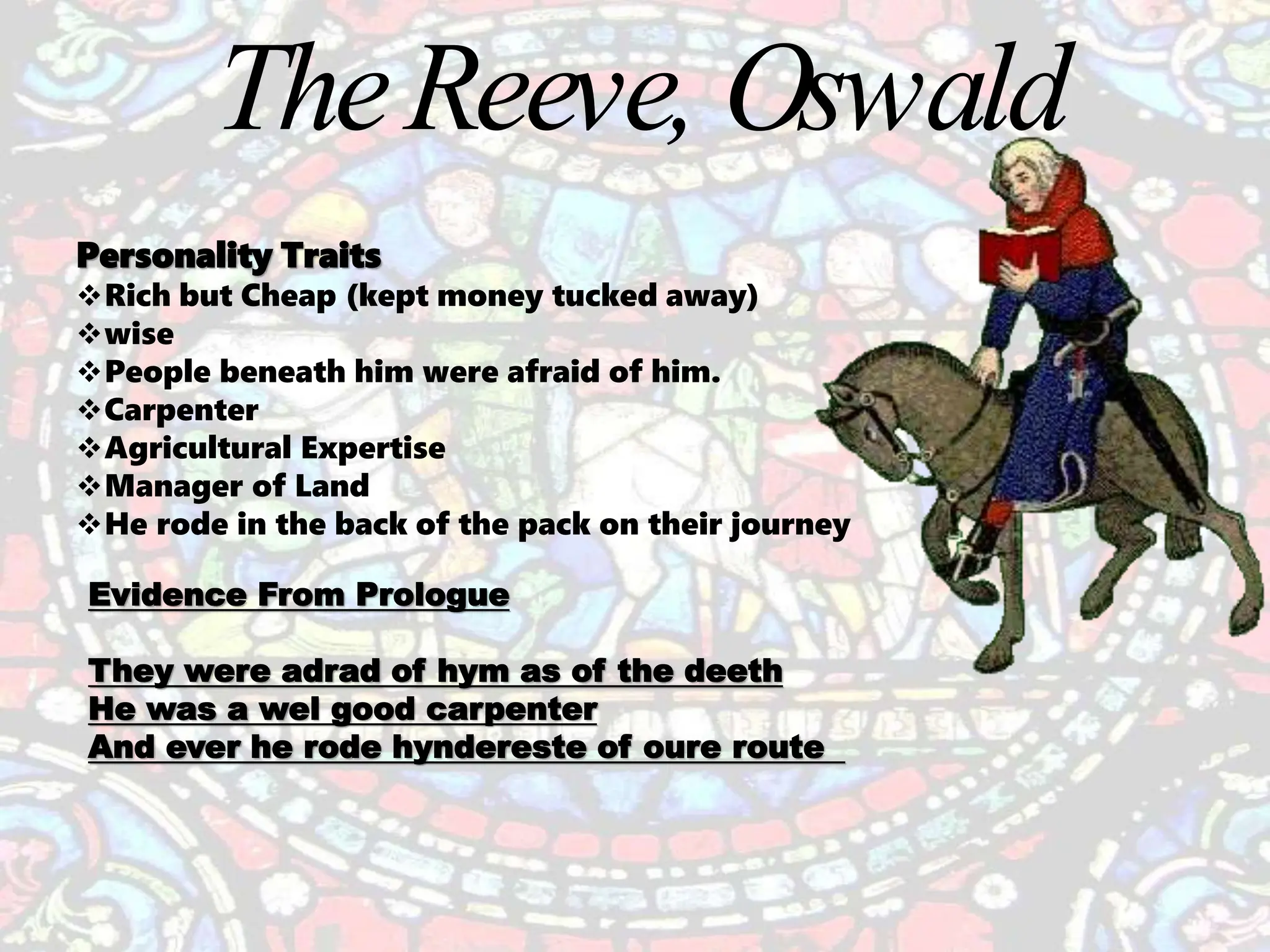 The reeve character by Geoffrey chaucer.pptx