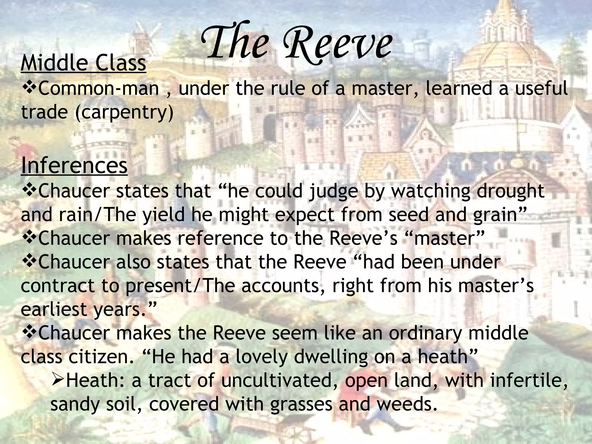 The Reeves Tale | PPT