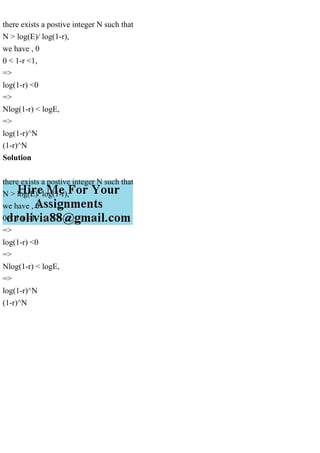 there exists a postive integer N such thatN log(E) log(1-r),w.pdf