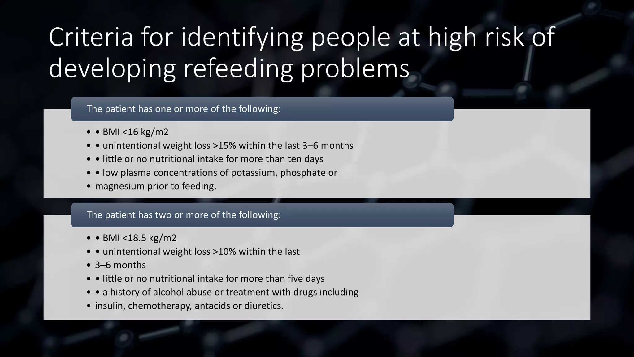 The refeeding syndrome.pptx