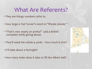 The Referent Unit | PPTX