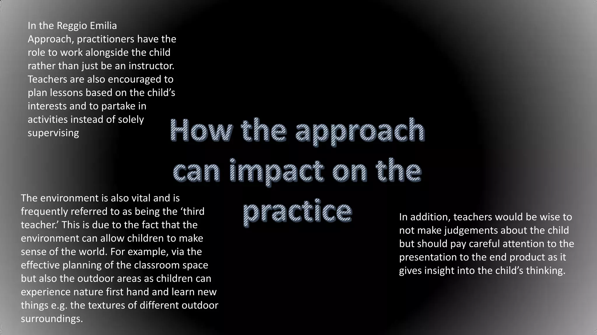 The Reggio Emilia approach | PPTX