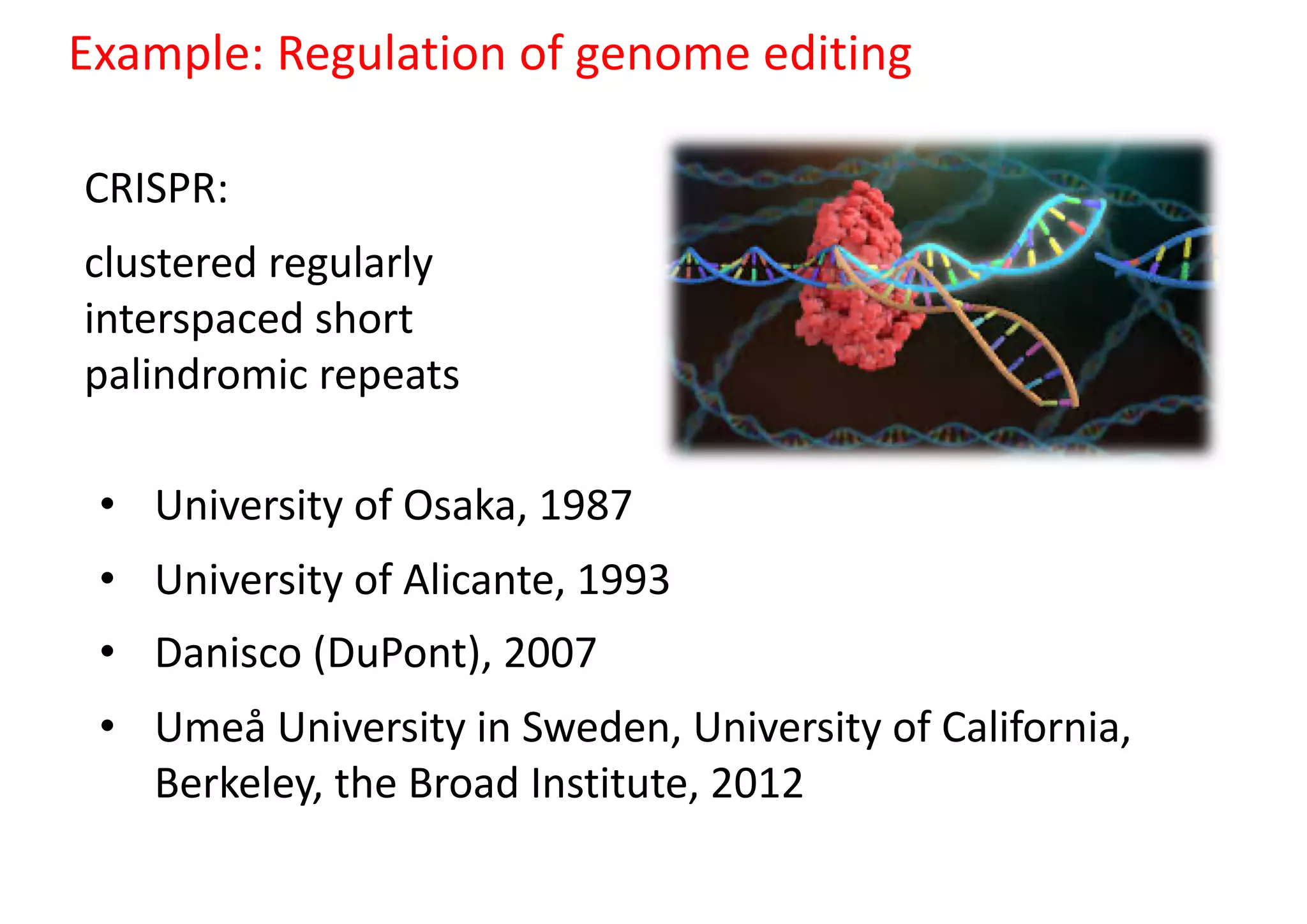 The regulation of emerging technologies | PDF