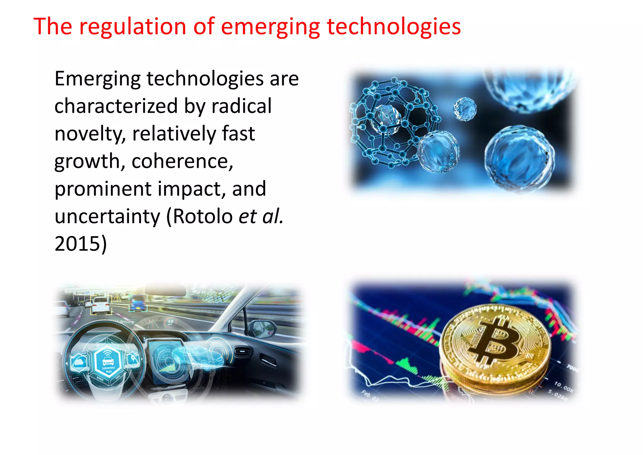The regulation of emerging technologies | PDF