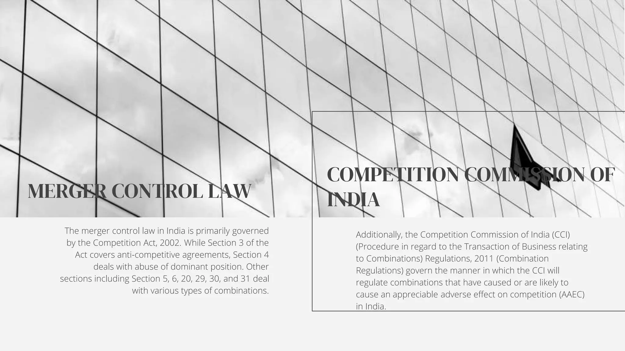 THE REGULATION OF MERGERS AND ACQUISITIONS IN INDIA.pptx