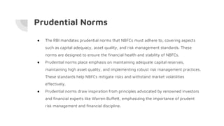 The Regulatory Framework Governing NBFCs | PDF