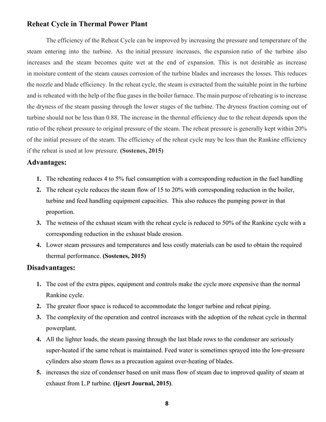 The reheat cycle | PDF | Power and Energy Industry | Industries