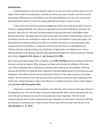 The reheat cycle | PDF