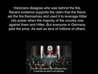 The Reichstag Fire-- A Warning From History | PPTX