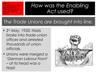 The Reichstag Fire & the Enabling Act | PPT