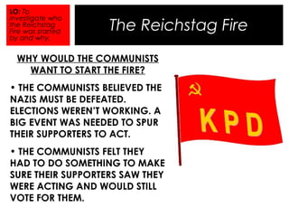 The Reichstag Fire & the Enabling Act | PPT