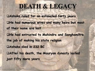 The reign of ashoka | PPTX