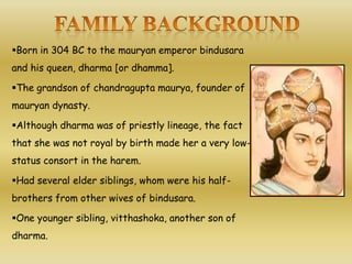 The reign of ashoka | PPTX