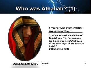 The reign of athaliah | PPTX