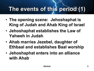 The reign of athaliah | PPTX