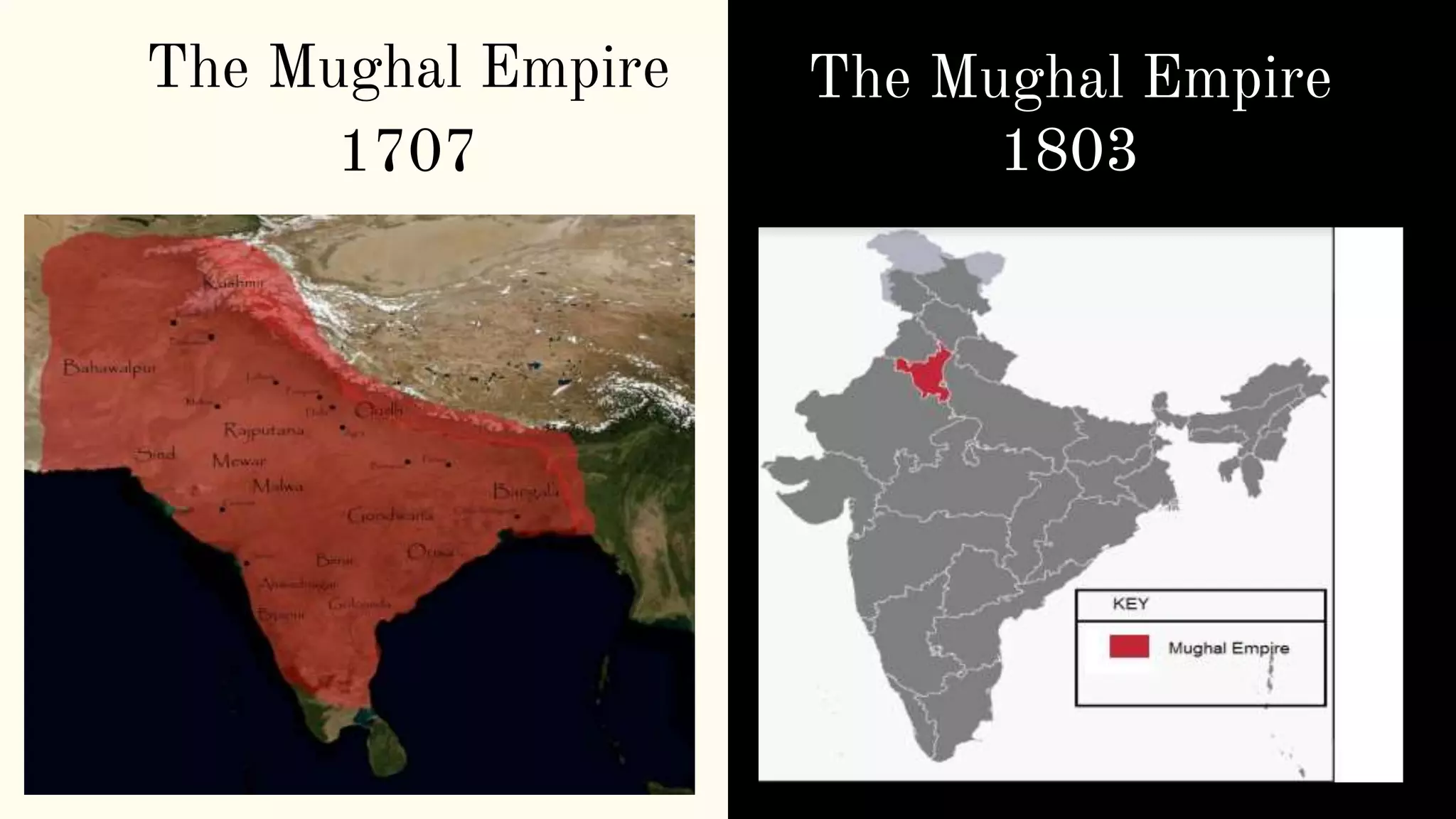 The reign of aurangzeb 1707 | PPTX