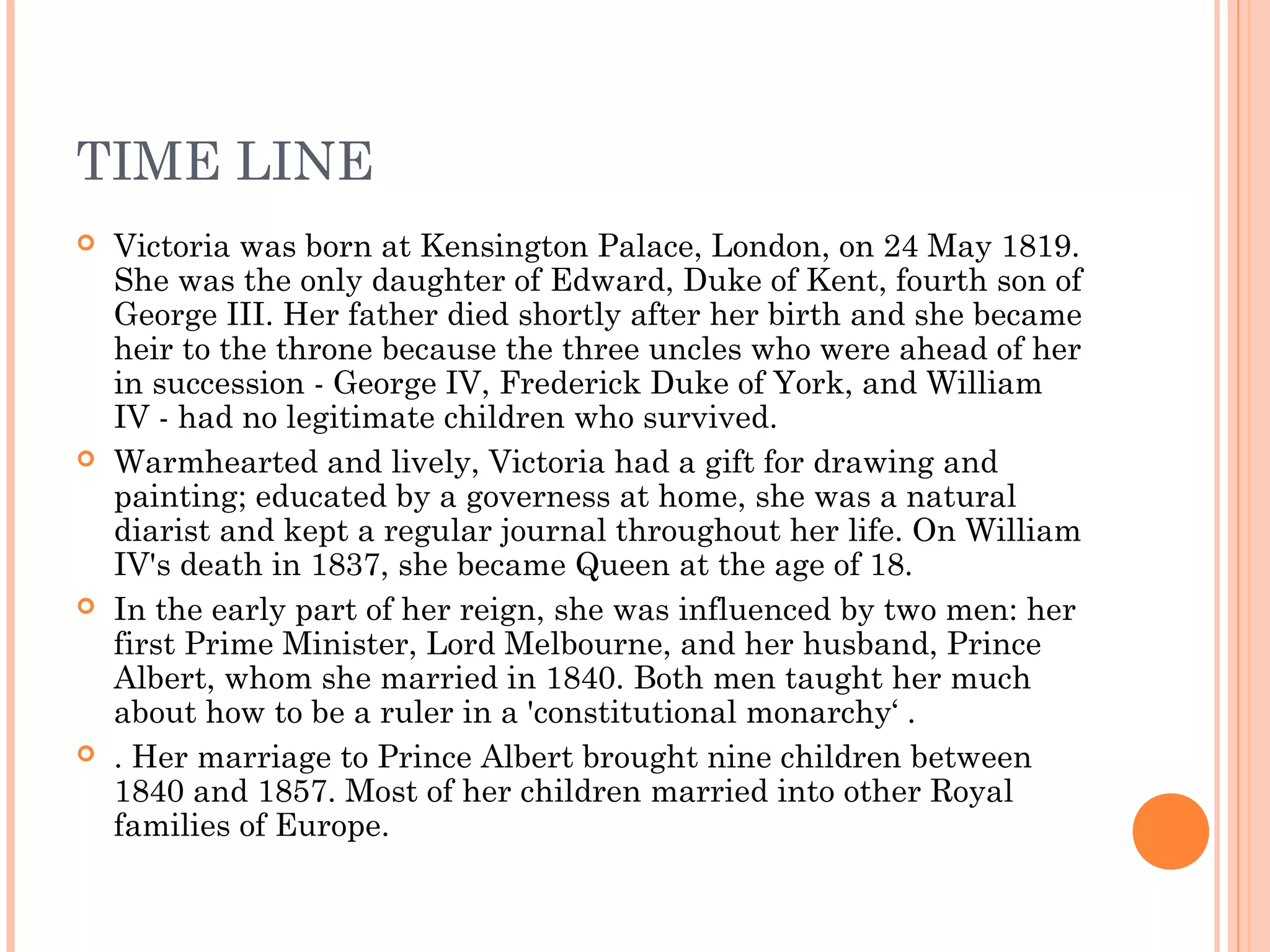 The reign of queen victoria of england | PPT