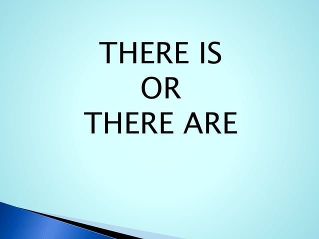 There is there are | PPTX