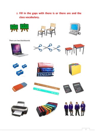 There is there are and class vocabulary | PDF