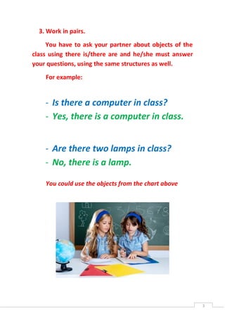 There is there are and class vocabulary | PDF | Homework and Study ...