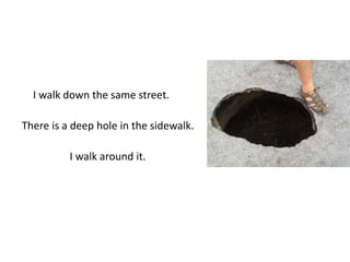 There is a hole in my side walk poem by portia nelson | PPTX
