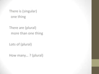 There is and there are | PPTX