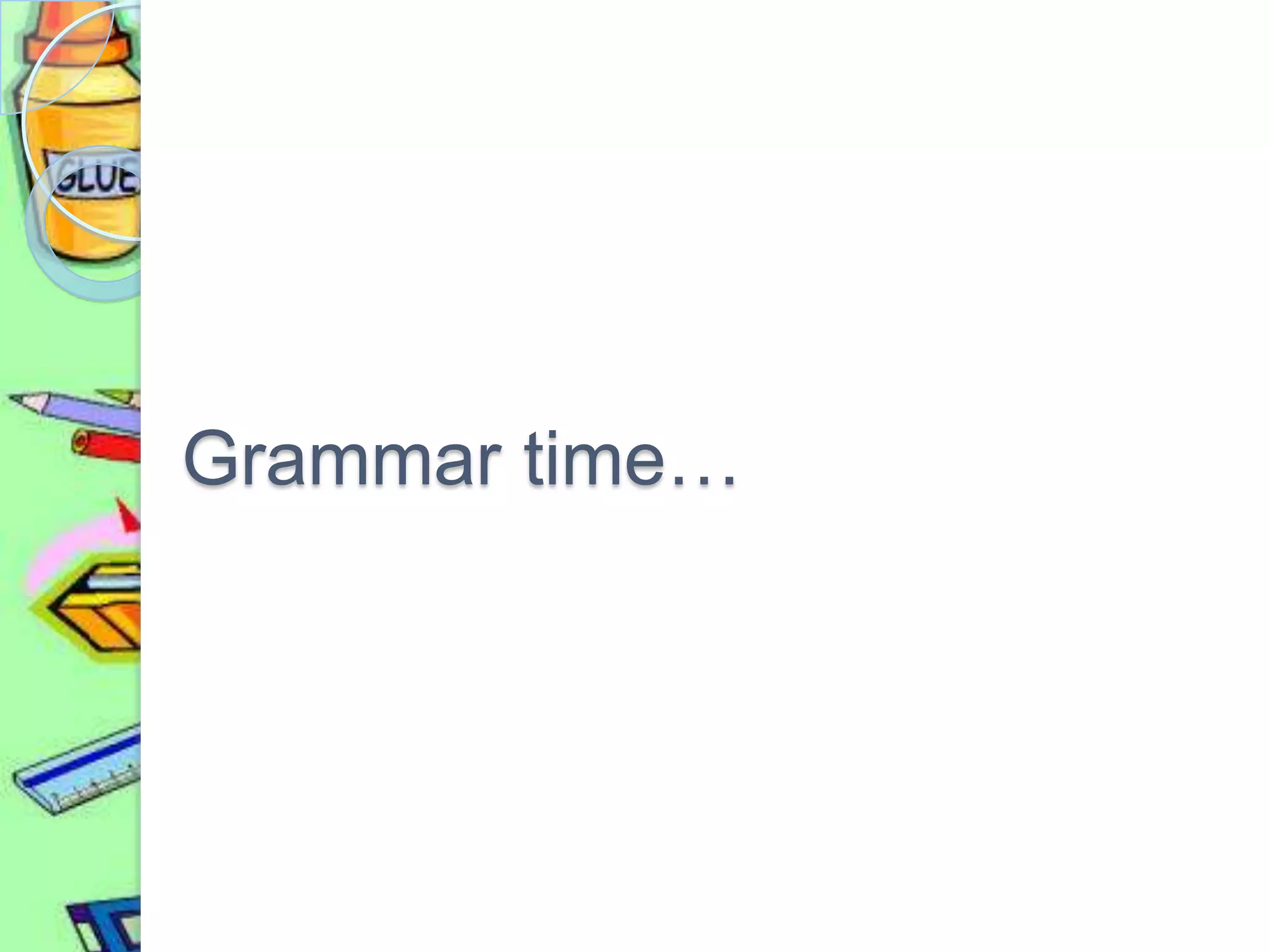 There is and there are with school objects vocabulary | PPTX