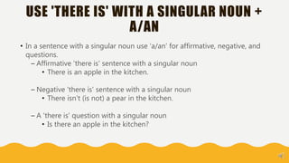 Learning English with Jen: There is / There are | PPT