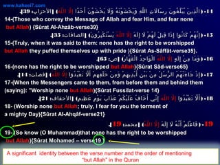 La ilaha ill-Allah (none has the right to be worshipped but Allah) | PPT