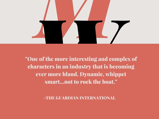 Mark Wnek's Video Biography | PPT | Free Download