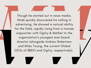 Mark Wnek's Video Biography | PDF