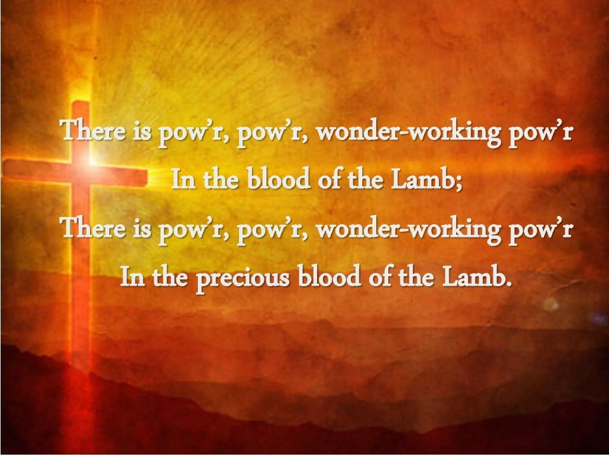 137. There Is Power in the Blood | PPT