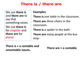 There is there are | PPT