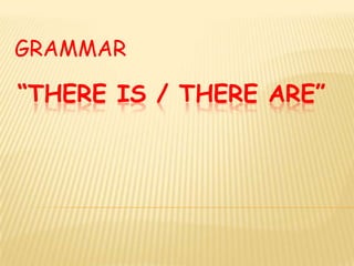 There is there are in spanish simplificado | PPTX