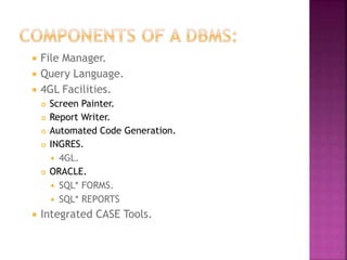 The Relational Database - Chapter 1 | PPT