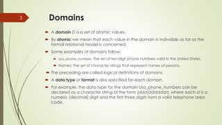 The relational data model part[1] | PPTX