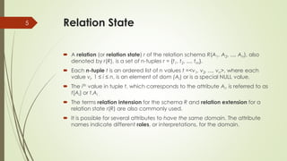 The relational data model part[1] | PPTX