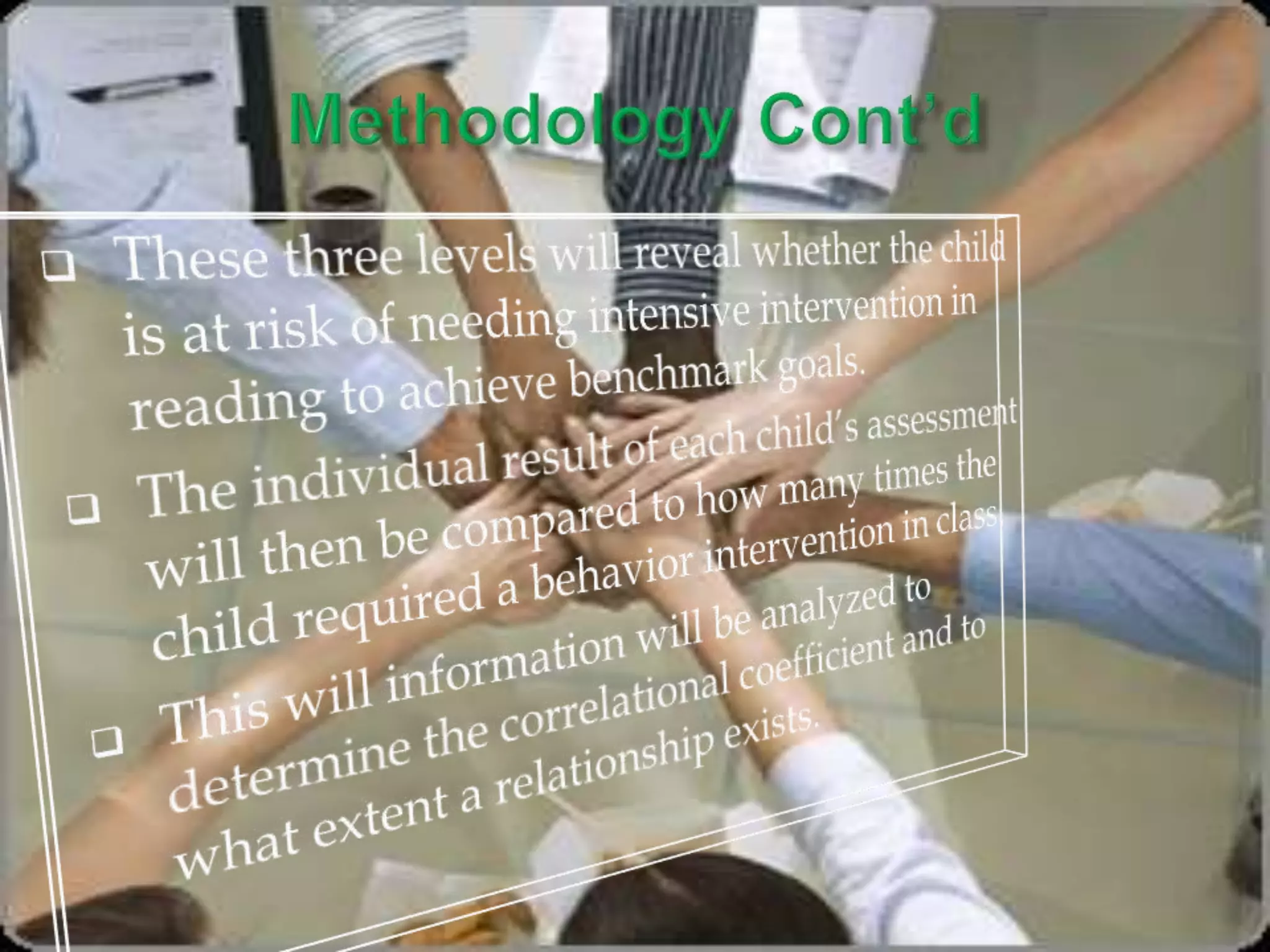 The Relationship Between Classroom Behavior And Reading Performance