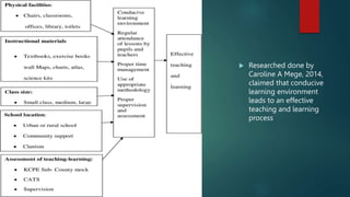 The Relationship between Environmental Factors and Student’s ...