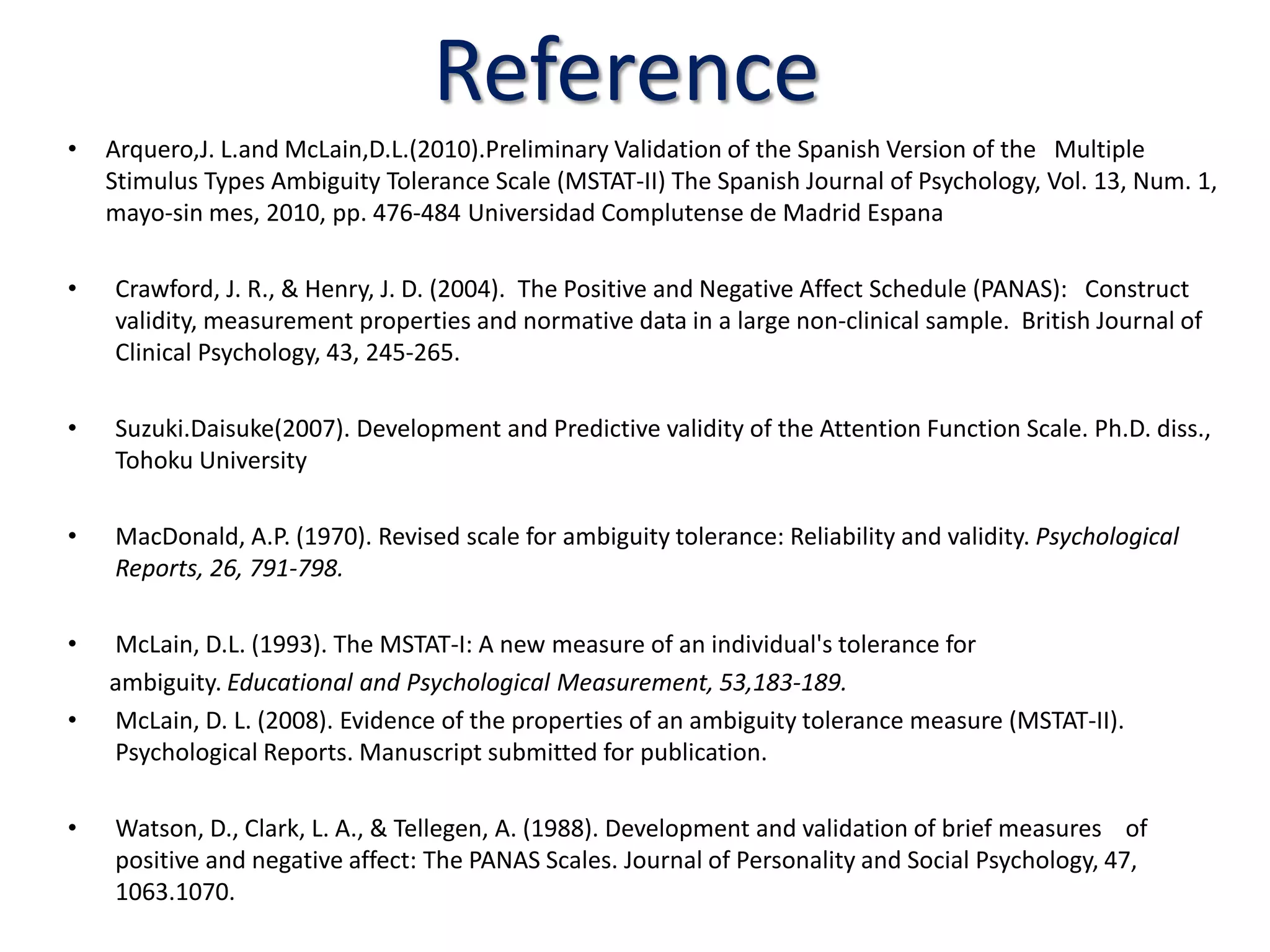 The relationship between MSTAT-II and Attention functions | PDF