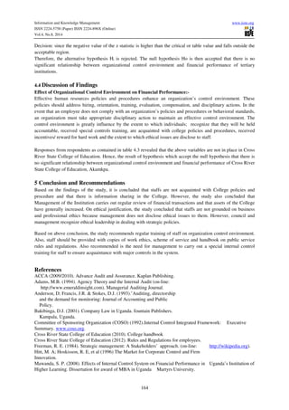 The relationship between organizational control environments | PDF