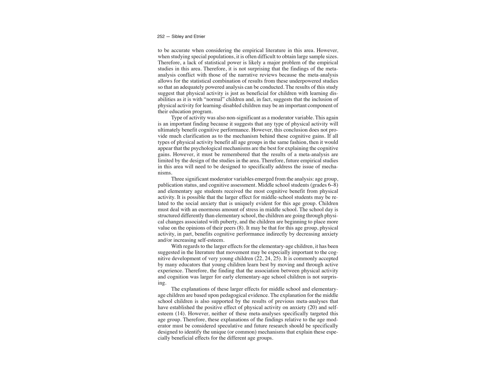 The Relationship Between Physical Activity and Cognition in Children: A ...