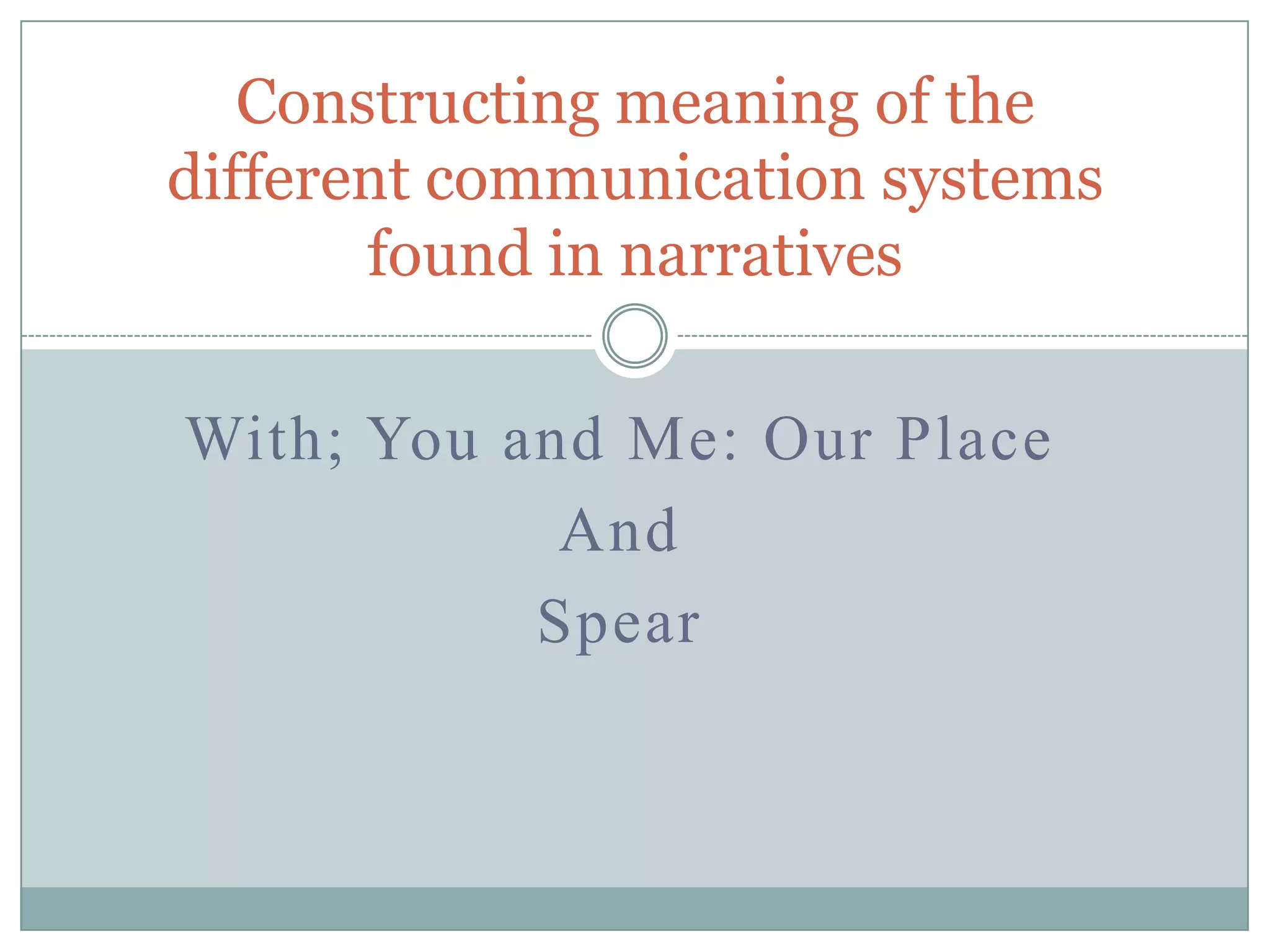 The relationship between text, illustrations and story | PPTX