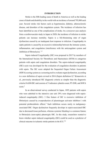 THE RELATIONSHIP OF SIC and CLINICAL OUTCOME.docx