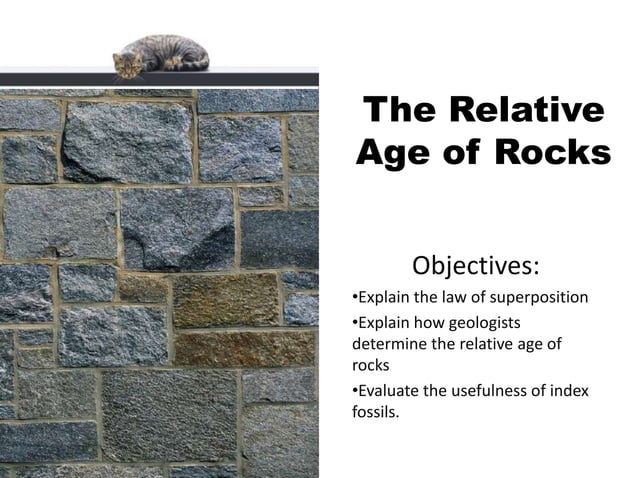 The relative age of rocks | PPTX